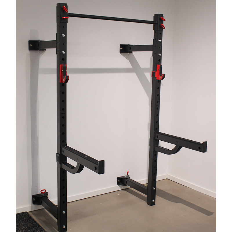 Køb Peak Fitness Foldbar Squat Rack + Safety Arms